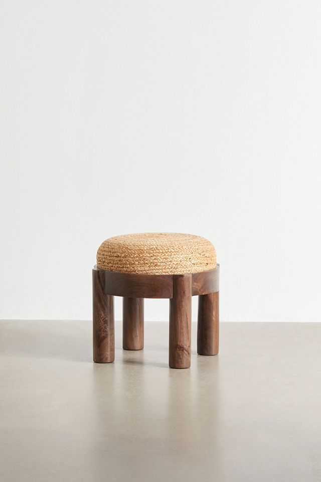 Rita Mango Wood Stool | Urban Outfitters UK