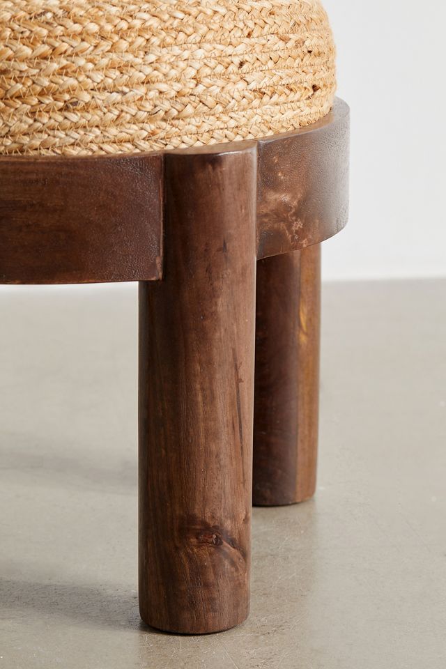 Rita Mango Wood Stool | Urban Outfitters UK