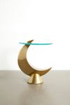 Gold Crescent Moon Side Table | Urban Outfitters UK