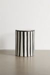 Striped Ceramic Side Table | Urban Outfitters UK