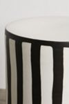 Striped Ceramic Side Table | Urban Outfitters UK