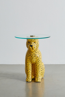Leopard Side Table | Urban Outfitters UK