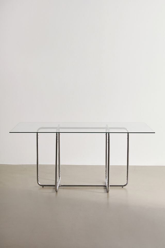 Selene Glass Dining Table | Urban Outfitters UK