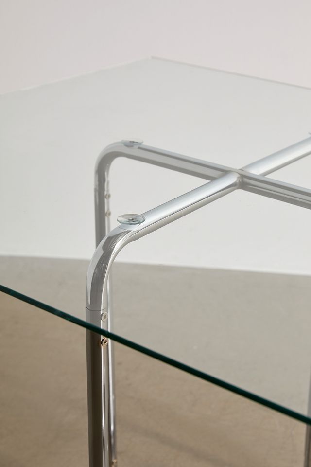 Selene Glass Dining Table | Urban Outfitters UK
