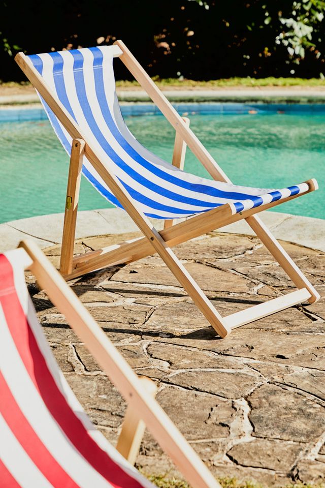 Blue Stripe Deck Chair Urban Outfitters Uk