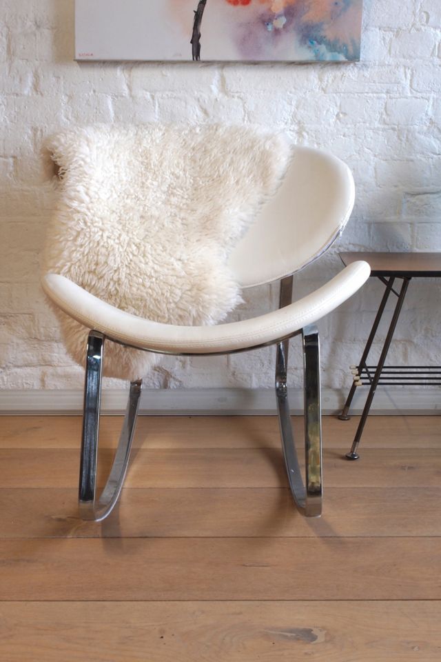 Urban Renewal Vintage Chrome & Vinyl Rocking Chair | Urban Outfitters UK