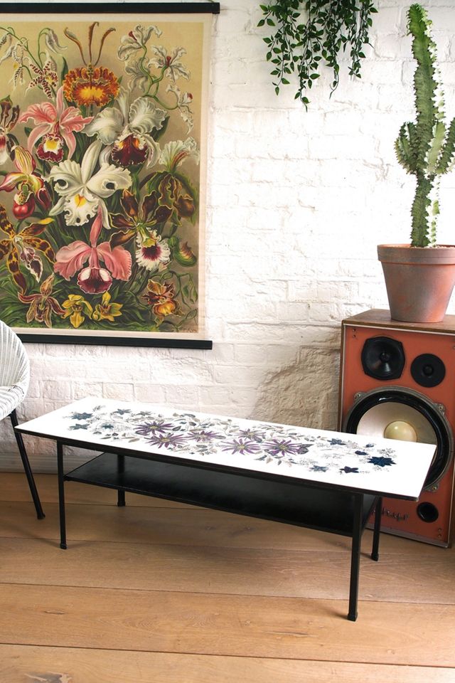 Urban Renewal Vintage 1960s Clematus Floral Formica Coffee Table ...
