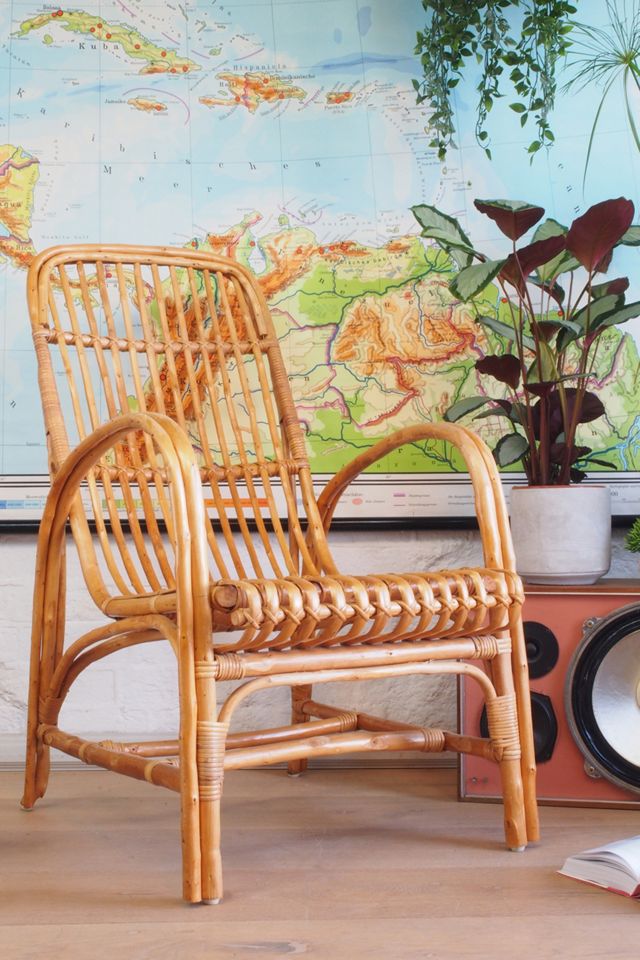 Urban Renewal Vintage Bent Cane Lounger Chair | Urban Outfitters UK