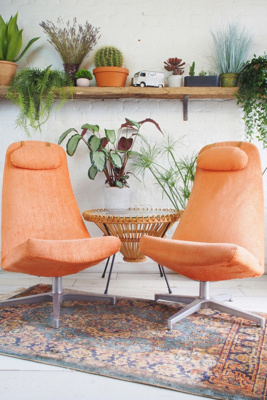 Urban Renewal Vintage Set Of 2 1960s Contourett Roto Swivel Chair By ...