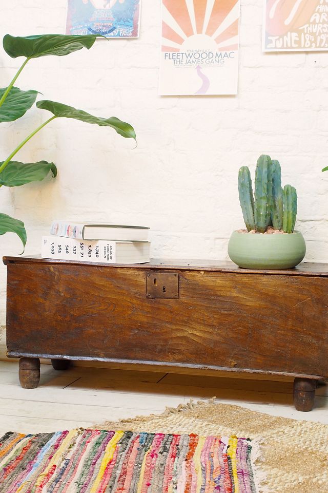 Urban Renewal Vintage 17th Century Elm Storage Chest | Urban Outfitters UK