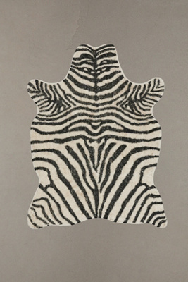 Zebra Shaped Rug | Urban Outfitters UK