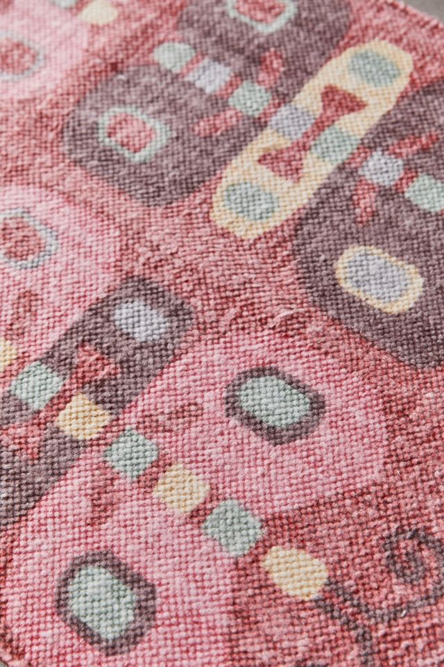 Pink Butterfly 2x3 Rug | Urban Outfitters UK