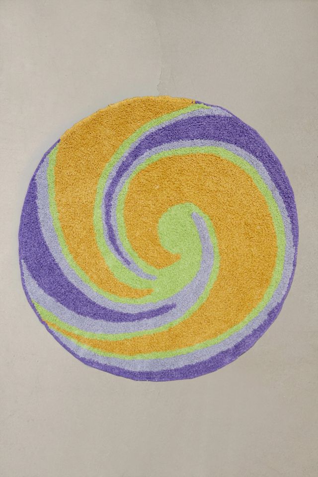 Round Spiral Woven Rug | Urban Outfitters UK