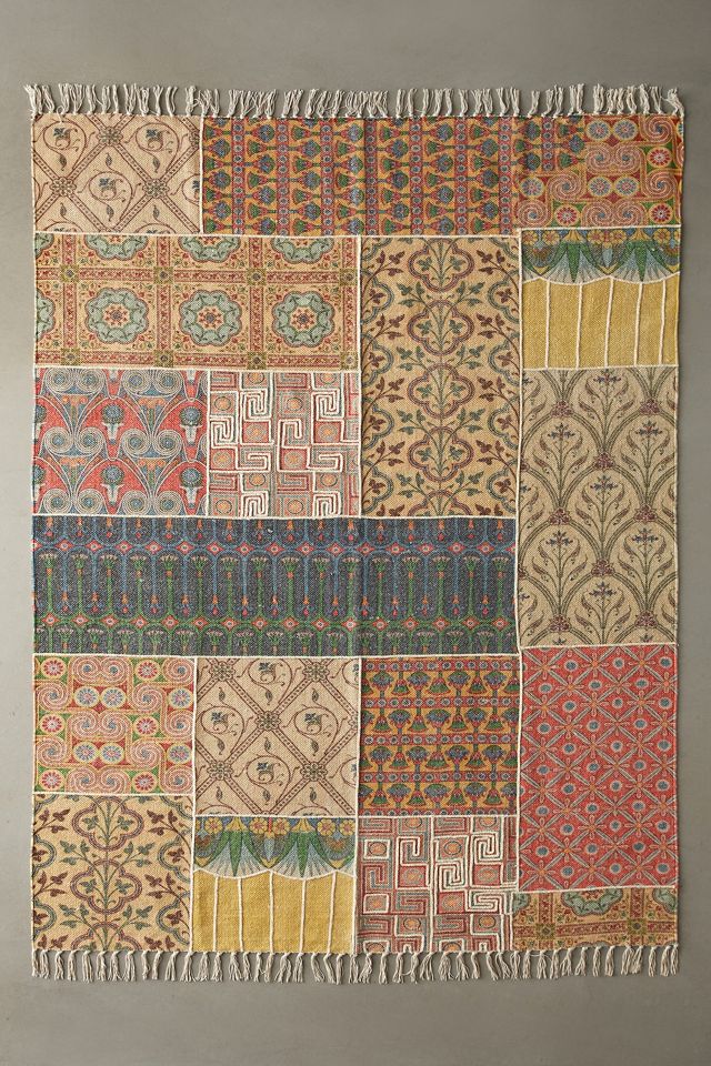 Geometric Patchwork 5x7 Rug | Urban Outfitters UK