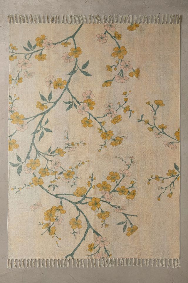 Brushed Floral 5x7 Rug | Urban Outfitters FR
