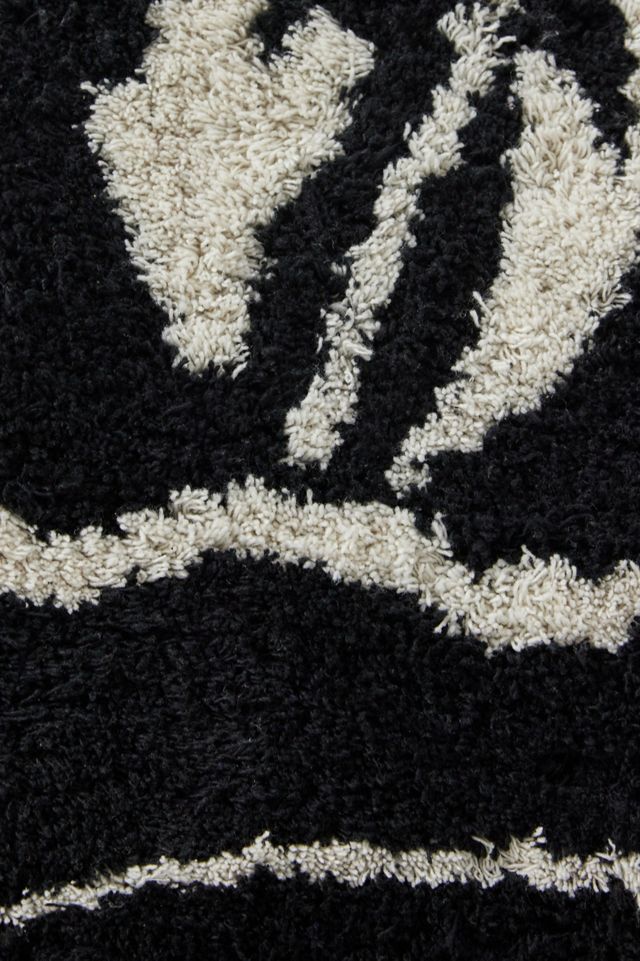 Black & White Cowboy Boot Rug | Urban Outfitters UK