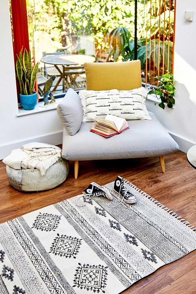 Geo Print Rug | Urban Outfitters UK