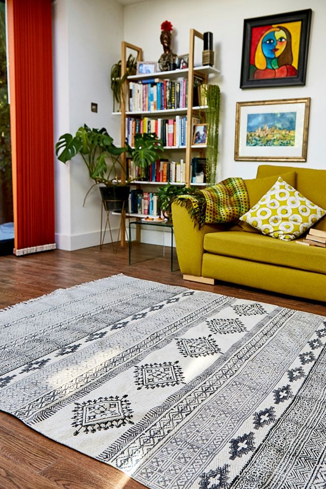Geo Print Rug | Urban Outfitters UK