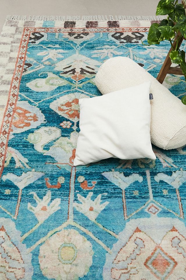 Jozsa Teal 6x9 Rug | Urban Outfitters UK