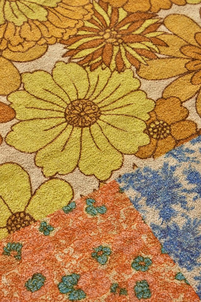 Vera Floral Patchwork 5x7 Rug | Urban Outfitters UK