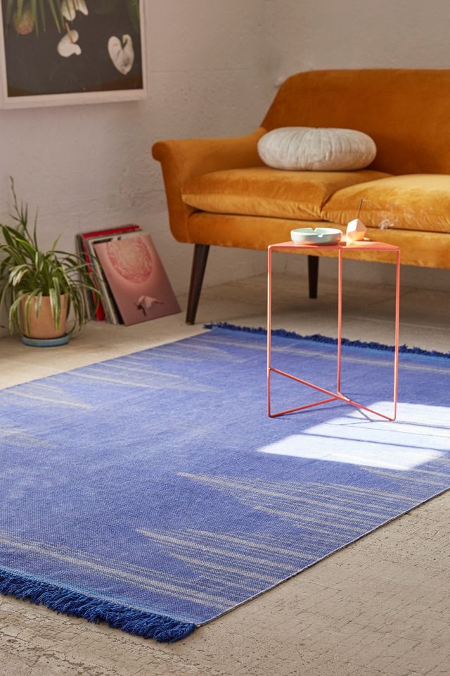 Cidra 5x7 Blue Printed Rug | Urban Outfitters UK
