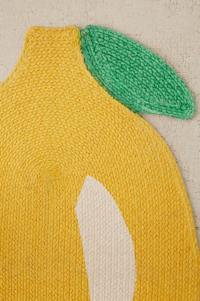Printed Lemon Rug | Urban Outfitters UK