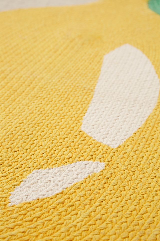 Printed Lemon Rug | Urban Outfitters UK