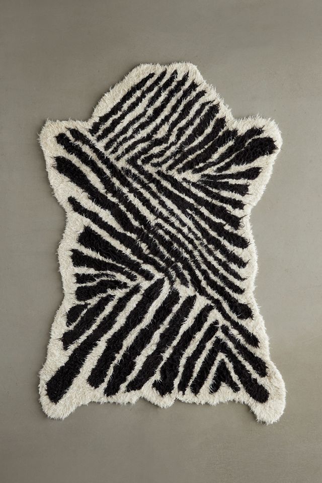 Zebra Rug | Urban Outfitters UK