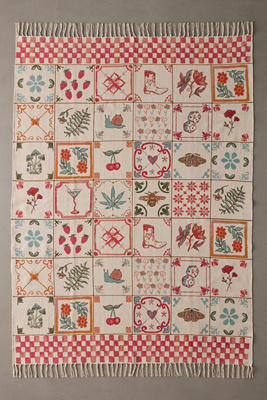 Mariana Tiles 5x7 Rug | Urban Outfitters UK