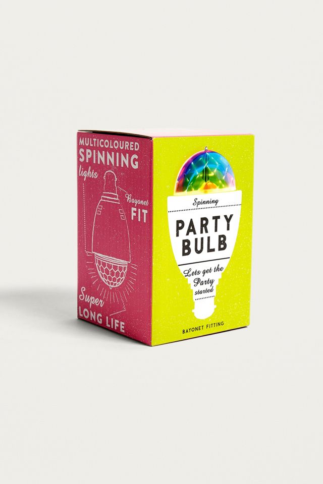 Spinning Party Bulb | Urban Outfitters UK