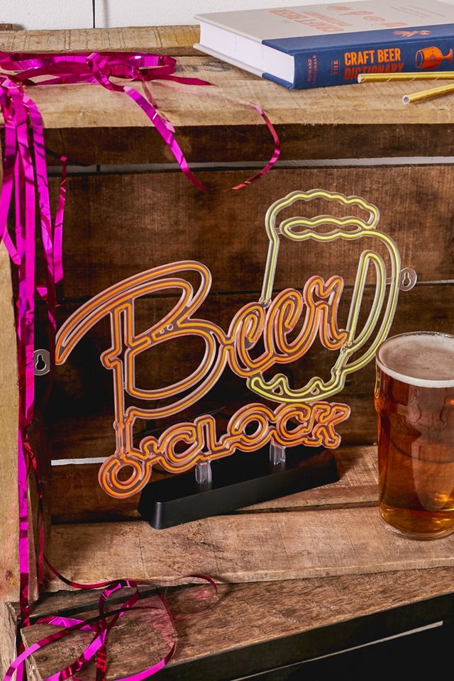 Beer O’Clock Neon Sign | Urban Outfitters UK