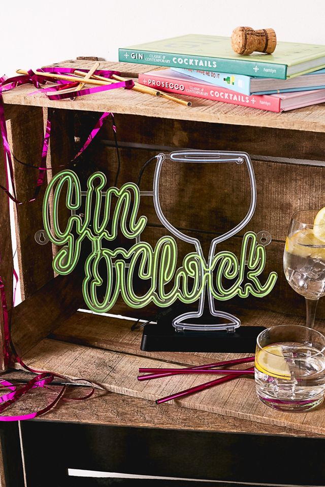 Gin O’Clock Neon Sign | Urban Outfitters UK