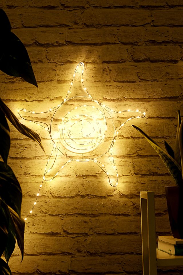 Make Your Own White Fairy Light Sign | Urban Outfitters UK