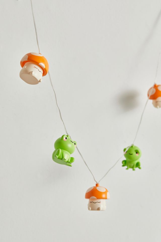 Smoko Frog & Mushroom String Lights | Urban Outfitters UK