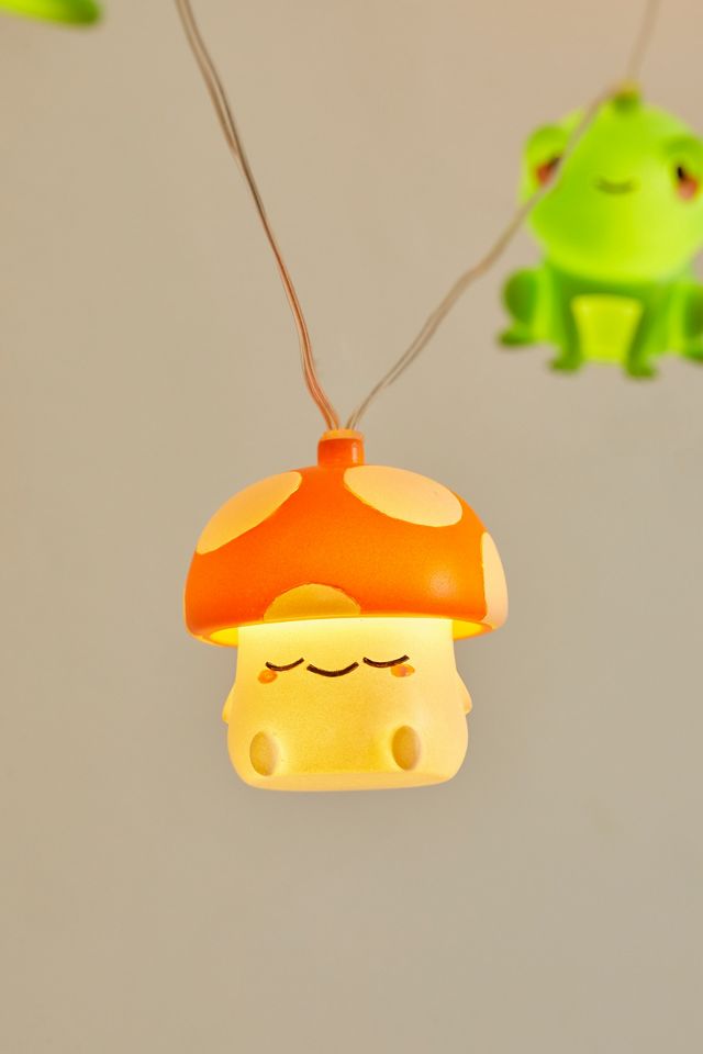 Smoko Frog & Mushroom String Lights | Urban Outfitters UK