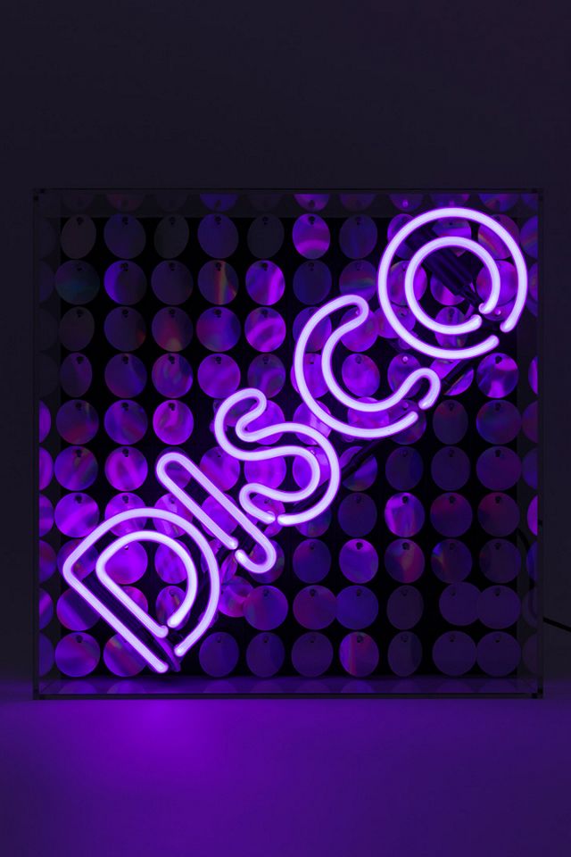 Disco Sequin Neon Light | Urban Outfitters UK