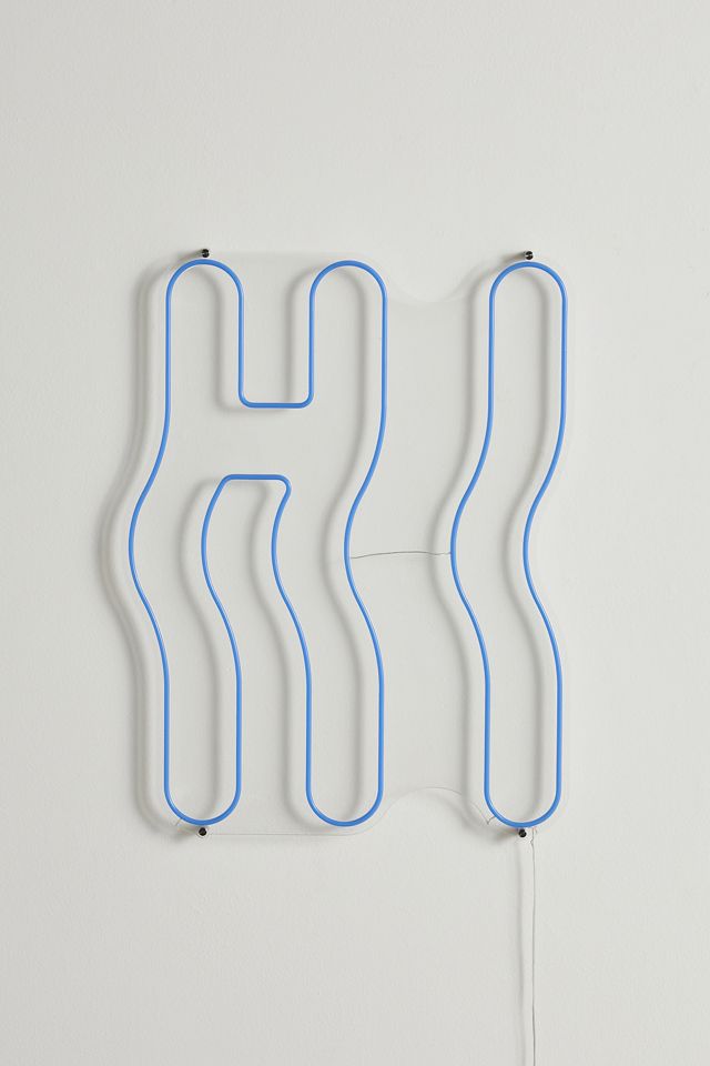 Wavy Hi Neon Sign | Urban Outfitters UK
