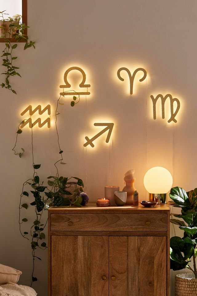 Zodiac LED Light | Urban Outfitters UK