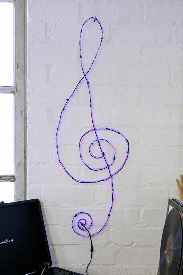 Make Your Own Neon Lilac Fairy Lights | Urban Outfitters UK