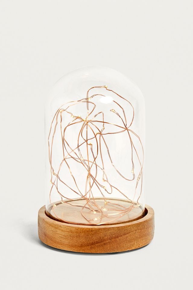 Mini Fairy Light Cloche Lamp | Urban Outfitters UK