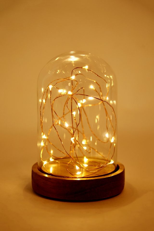 Mini Fairy Light Cloche Lamp | Urban Outfitters UK