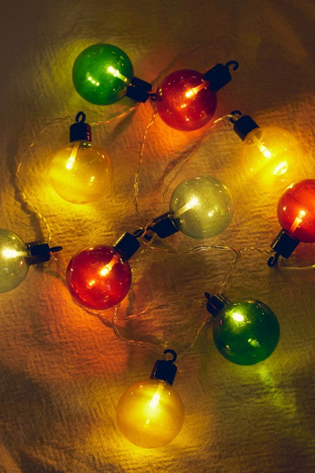 Colourful Festoon String Lights | Urban Outfitters UK