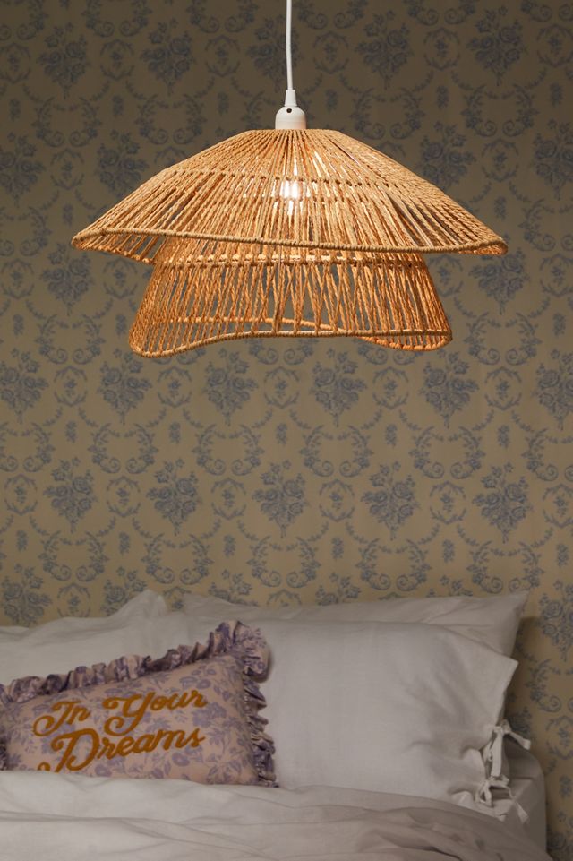 Wavy Bamboo Lamp Shade | Urban Outfitters UK