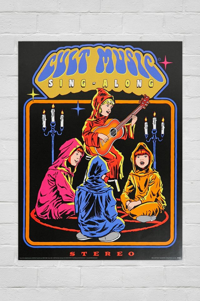 Steven Rhodes Cult Music Wall Art Print | Urban Outfitters UK