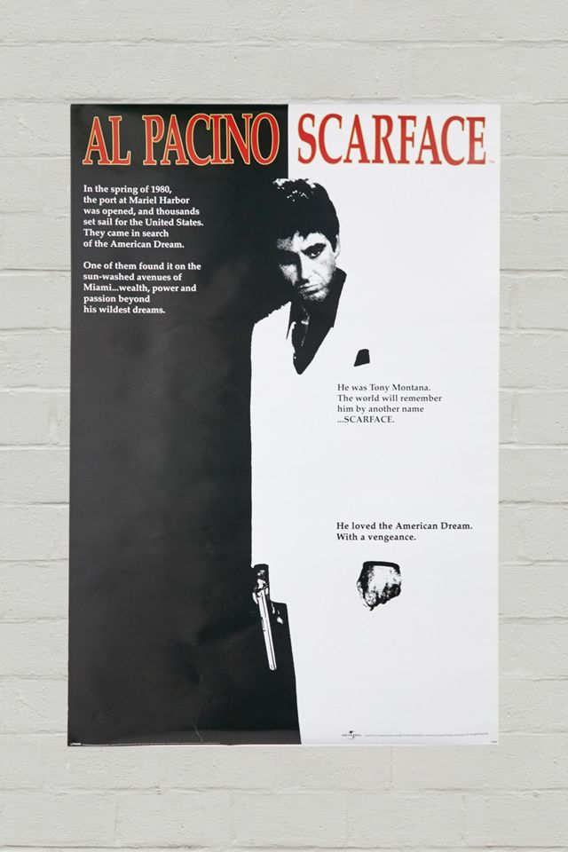 Scarface Maxi Poster | Urban Outfitters UK