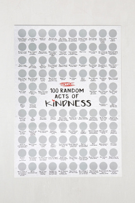 Random Acts of Kindness Scratch Map | Urban Outfitters UK