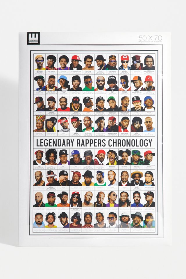Legendary Rappers Poster | Urban Outfitters UK