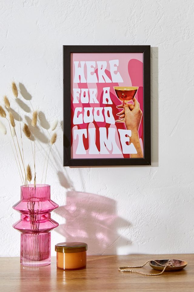 Printed Weird Here For A Good Time A4 Wall Art Print | Urban Outfitters UK
