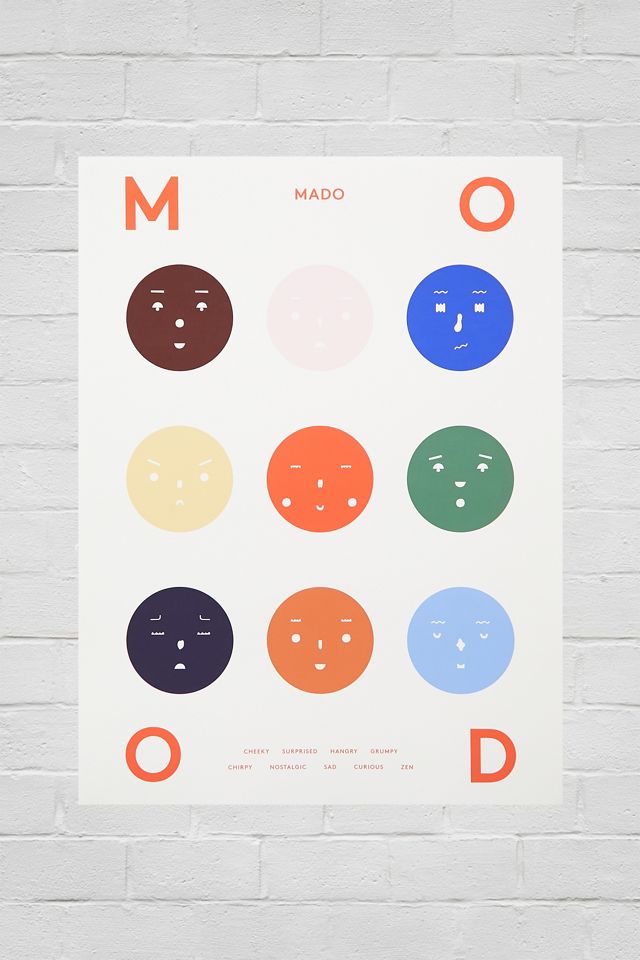 The Paper Collective Moods 30x40 Imprimir | Urban Outfitters ES