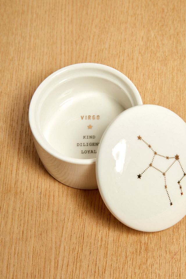 Virgo White Trinket Box | Urban Outfitters UK
